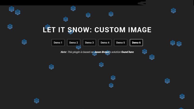 Html5 Canvas逼真下雪场景动画特效jquery之家 自由分享jquery、html5、css3的插件库