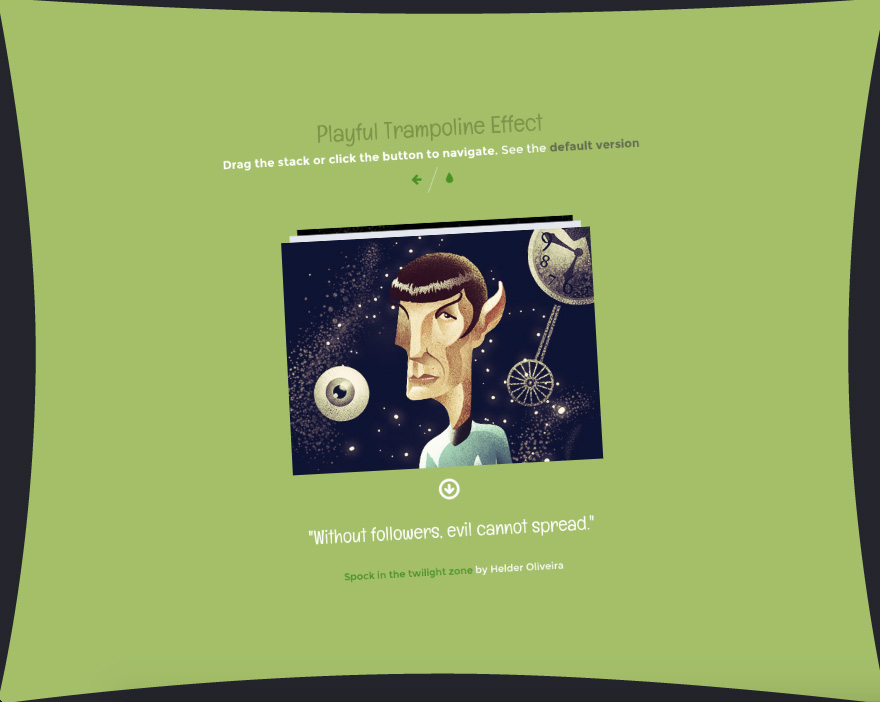 Html5 Svg和css3炫酷蹦床式图片切换特效jquery之家 自由分享jquery、html5、css3的插件库