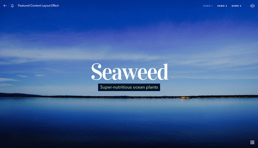 超酷海洋主题内容切换面板布局特效jquery之家 自由分享jquery、html5、css3的插件库